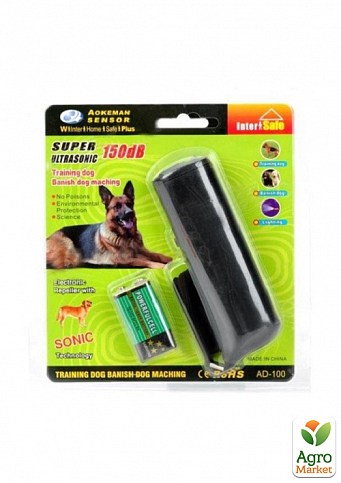 Мощный ультразвуковой отпугиватель собак ChanFang Professional AD-100 с ...